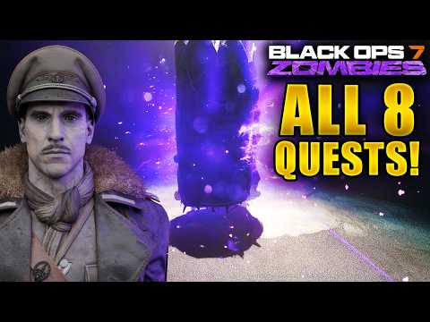 Rex Infernus ALL 8 Character Quest Cutscenes! (Black Ops 7 Zombies DLC 5 Crew Side Easter Eggs)
