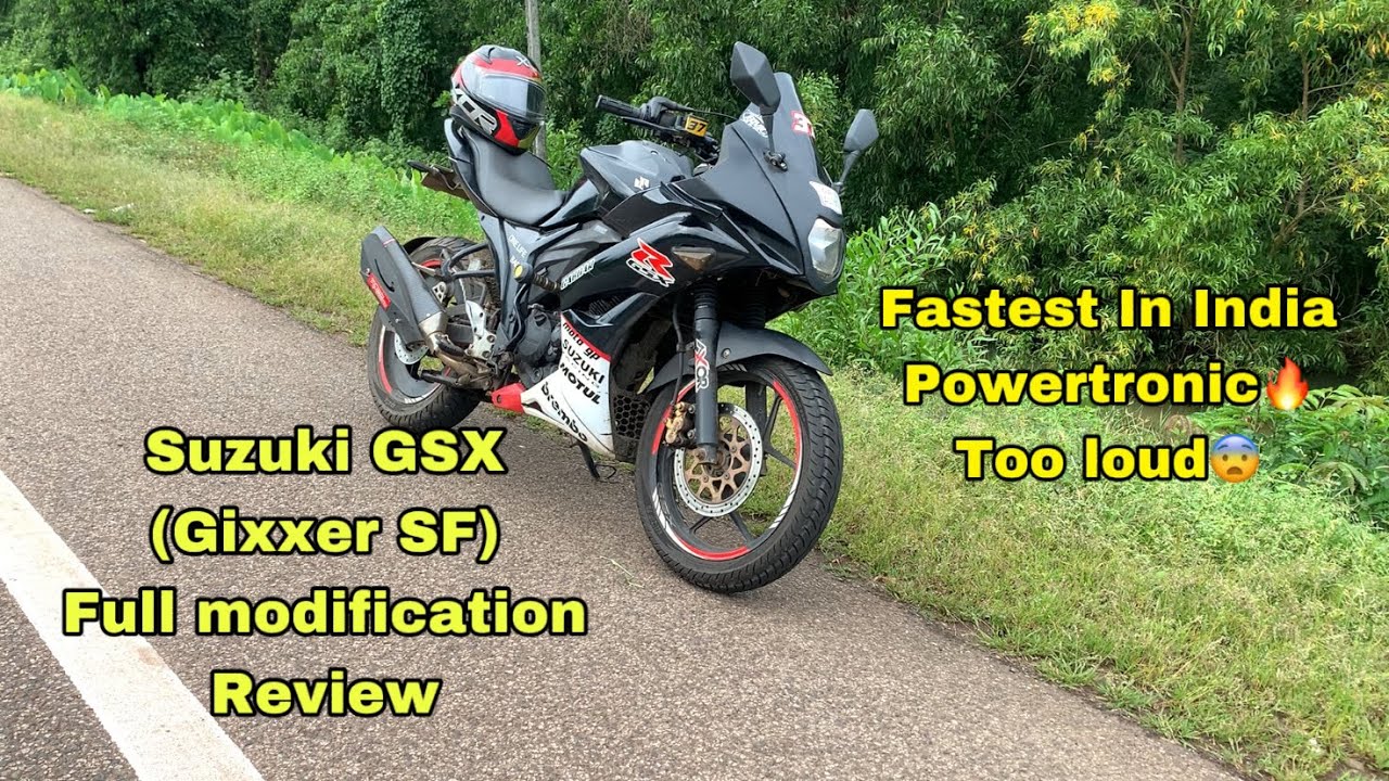 Suzuki GSX (Gixxer SF ) full modifications & review | price & details ...