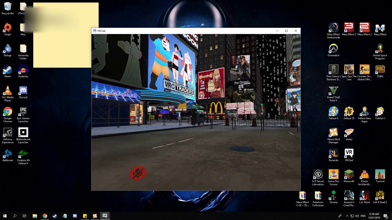 OUT THE MAP IN VR CHAT: NYC - YouTube