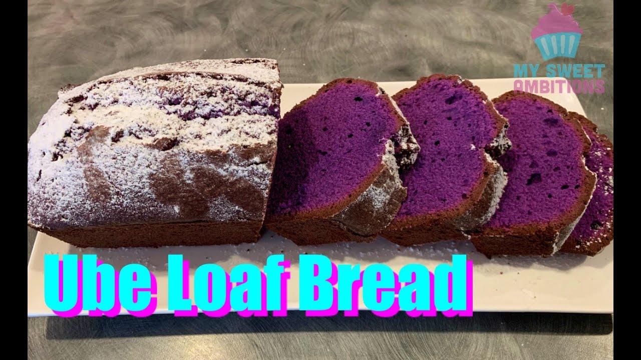 Ube Loaf Bread - mysweetambitions - YouTube