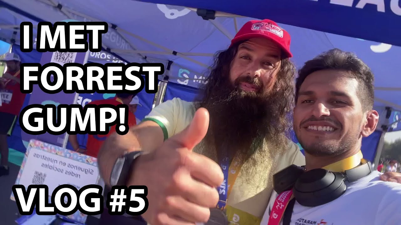 The day I met Forrest Gump at a marathon - YouTube