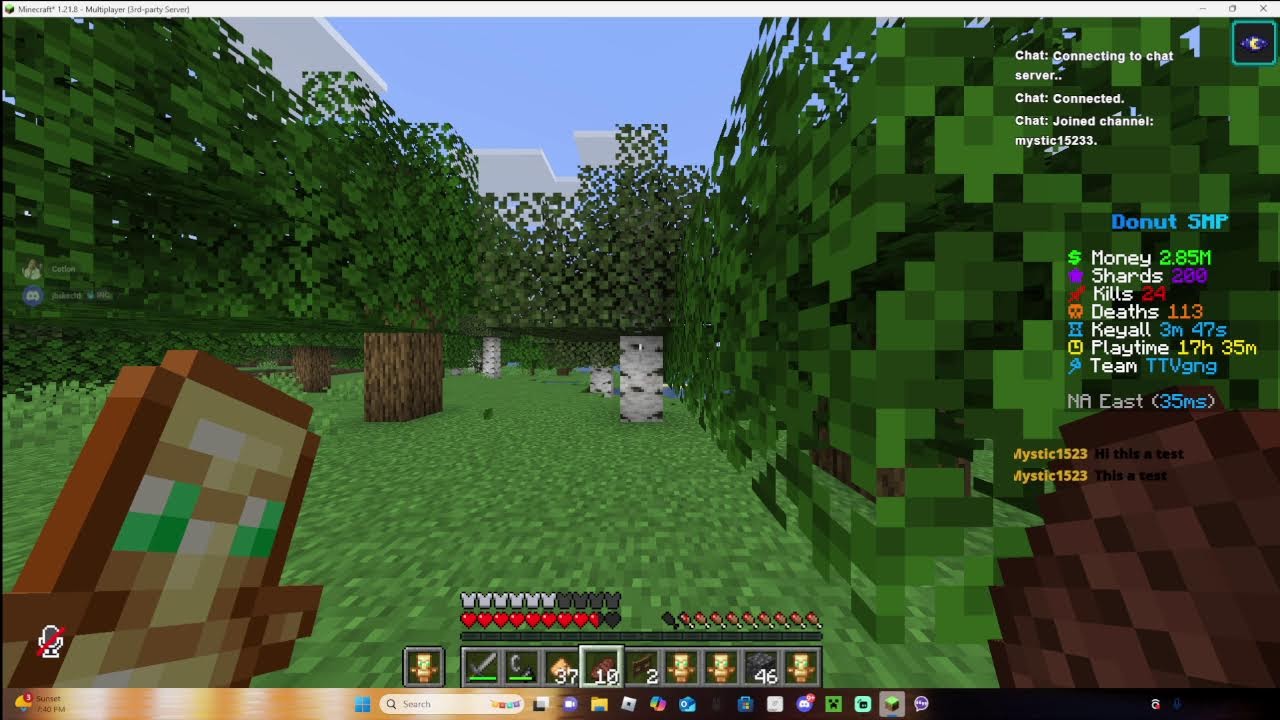 Donutsmp minecraft rating baces useer is Mystic1523 - YouTube