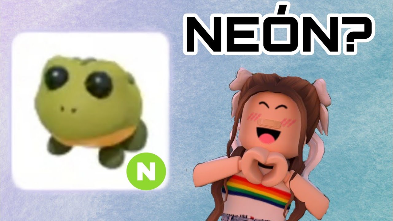 Hago la *nueva* rana toro neón con mi mejor amiga... en Adopt Me! - YouTube