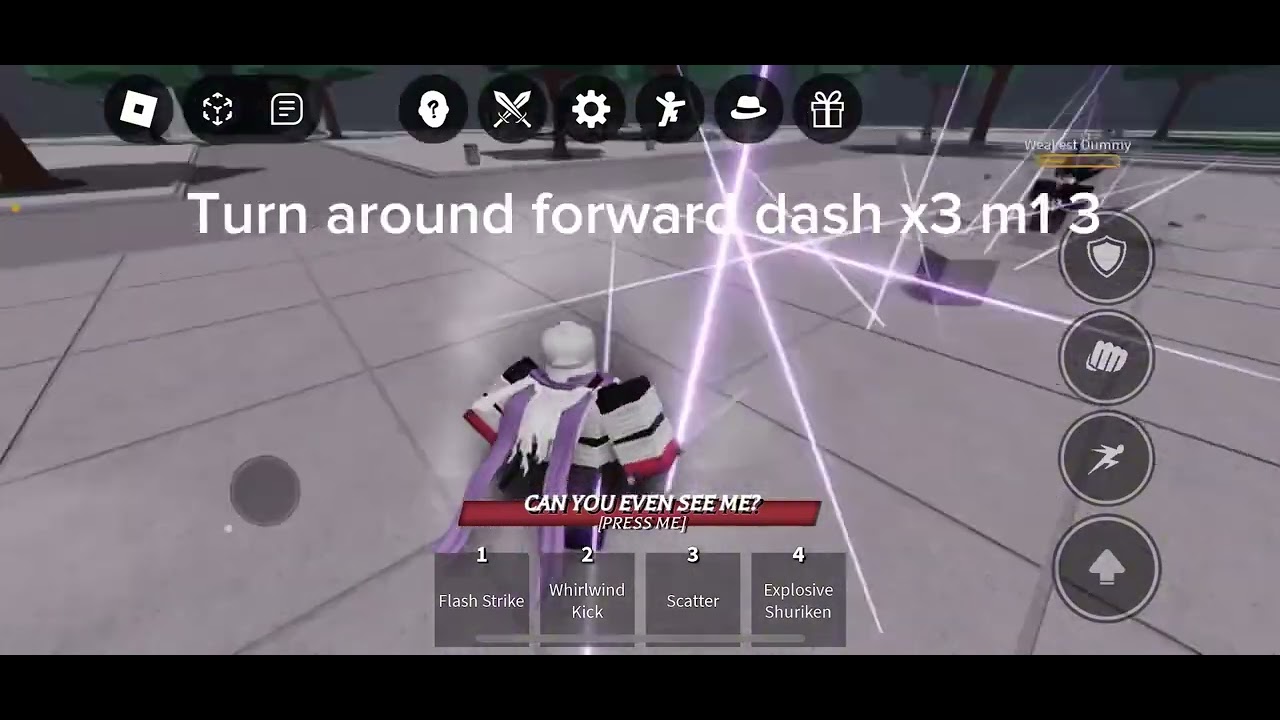 Deadly ninja combo in tsb - YouTube