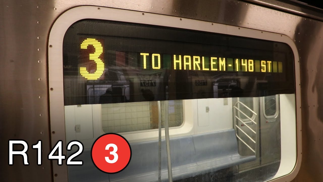 NYC Subway: R142 3 train action - YouTube