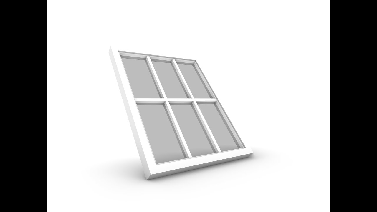 Window. Rhino. Grasshopper 3d. - YouTube