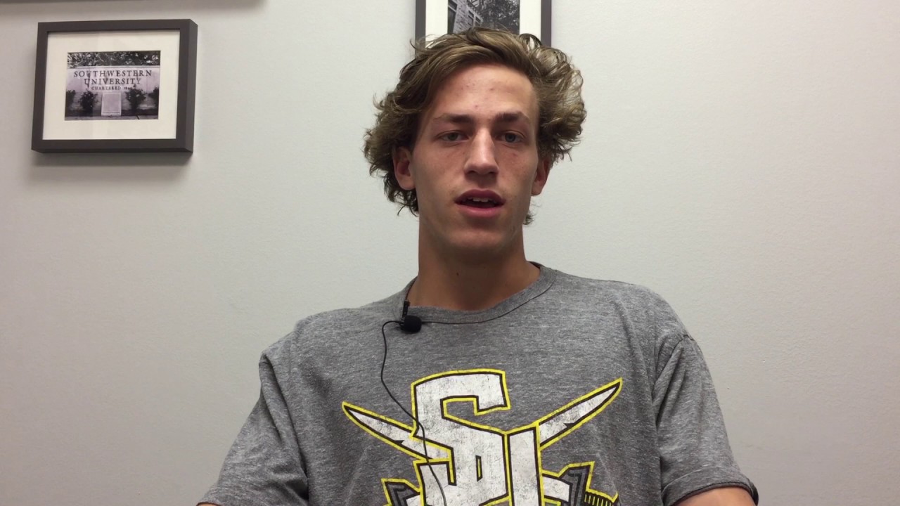 Matt Gillen, Southwestern - Football Offensive Player of the Week - YouTube