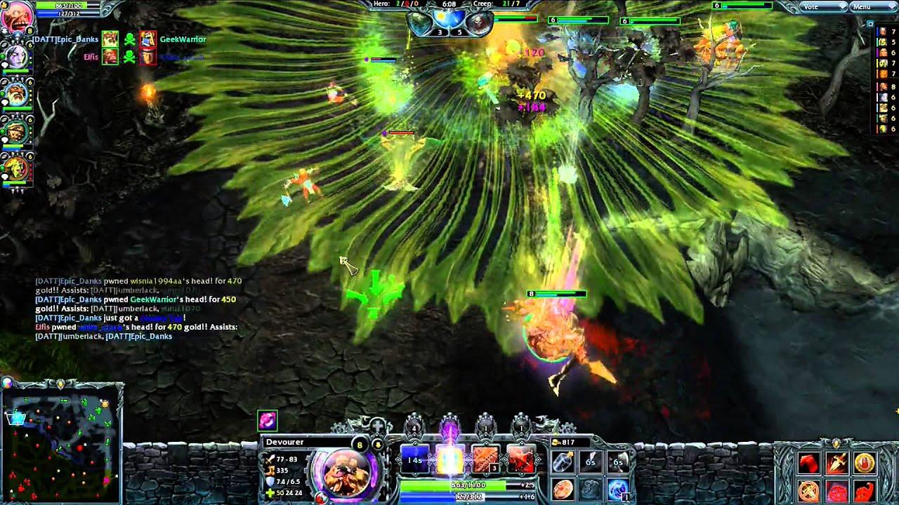 Heroes of Newerth - Devourer Gameplay - YouTube