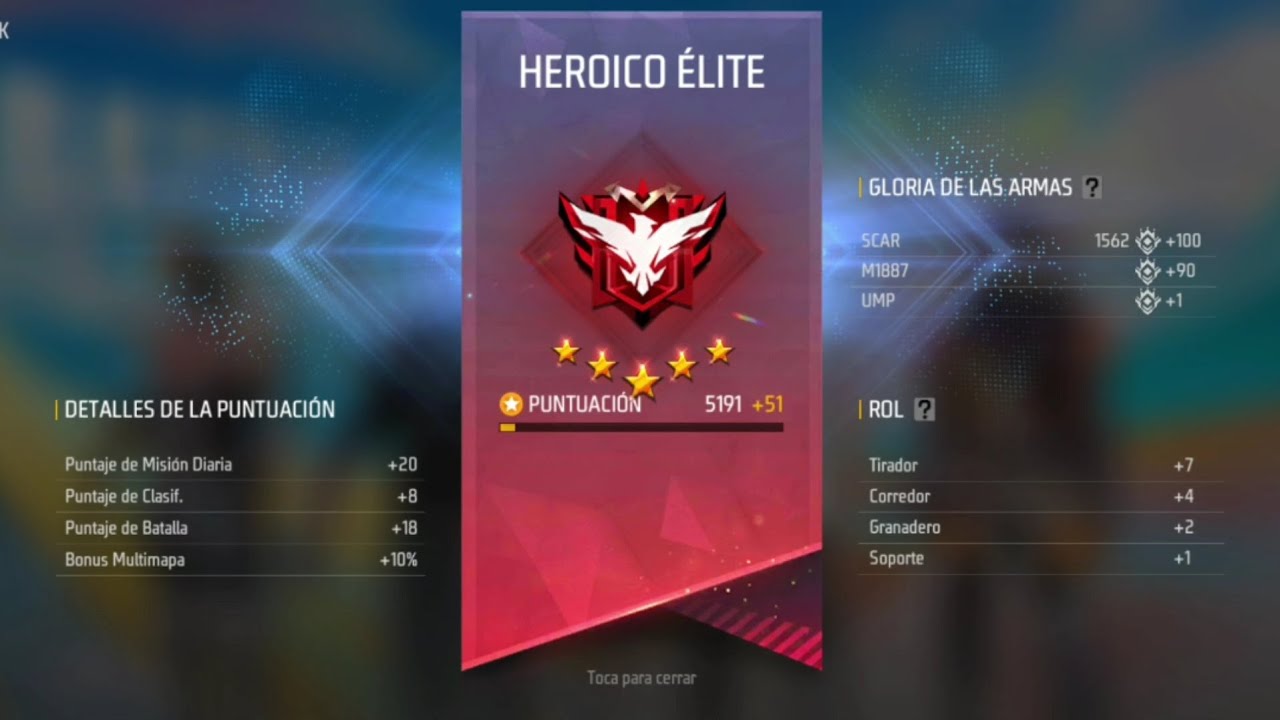 Con esta épica Partida subí a HEROICO ELITE 5 ESTRELLAS Clasificatoria ...