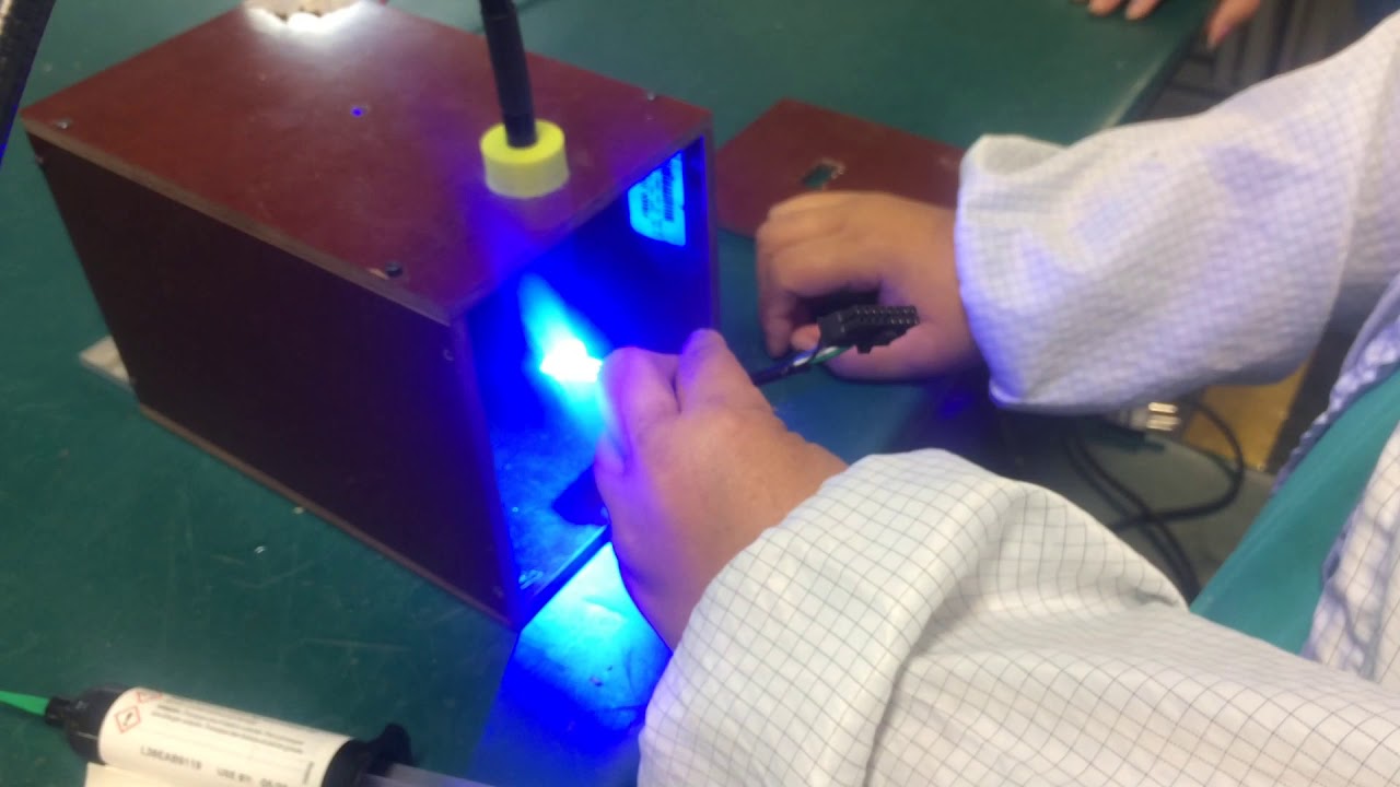 84 50 loctite 3526 UV curing - YouTube