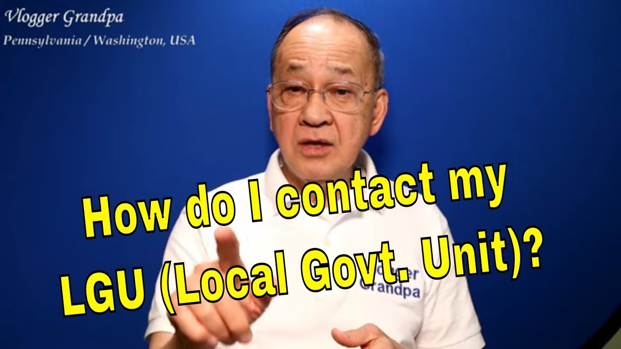 What is, and how do I contact, an LGU? - YouTube