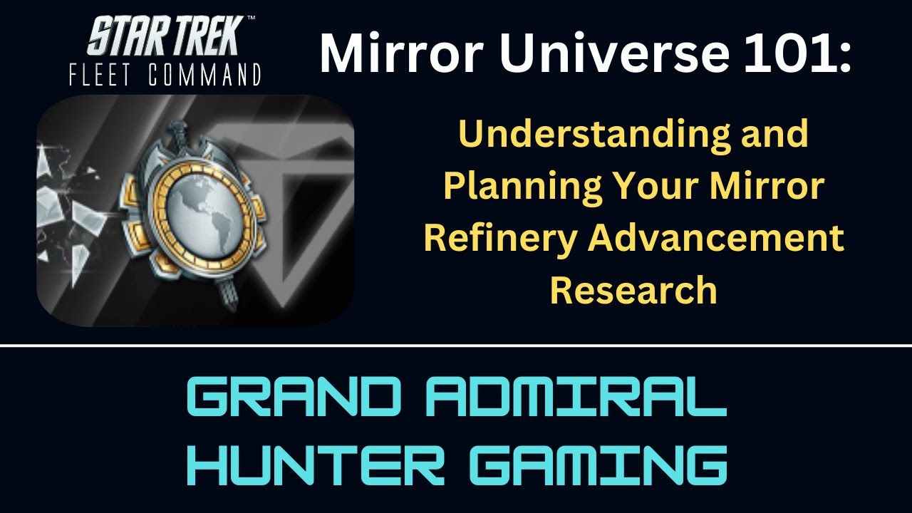 STFC - Mirror Refinery Advancement | Planning YOUR Research and HOW FAR ...