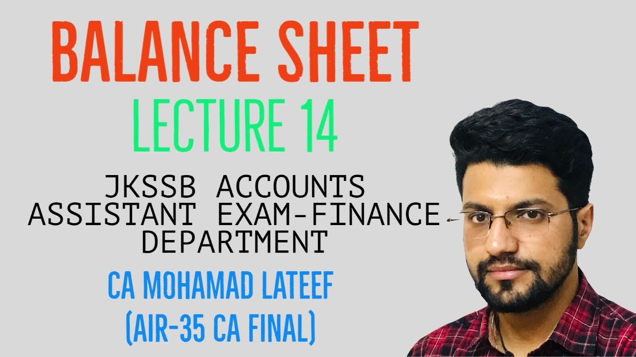 What Is Balance Sheet How To Prepare Balance Sheet Lecture 14 what-is-balance-sheet-how-to-prepare-balance-sheet-lecture-14
