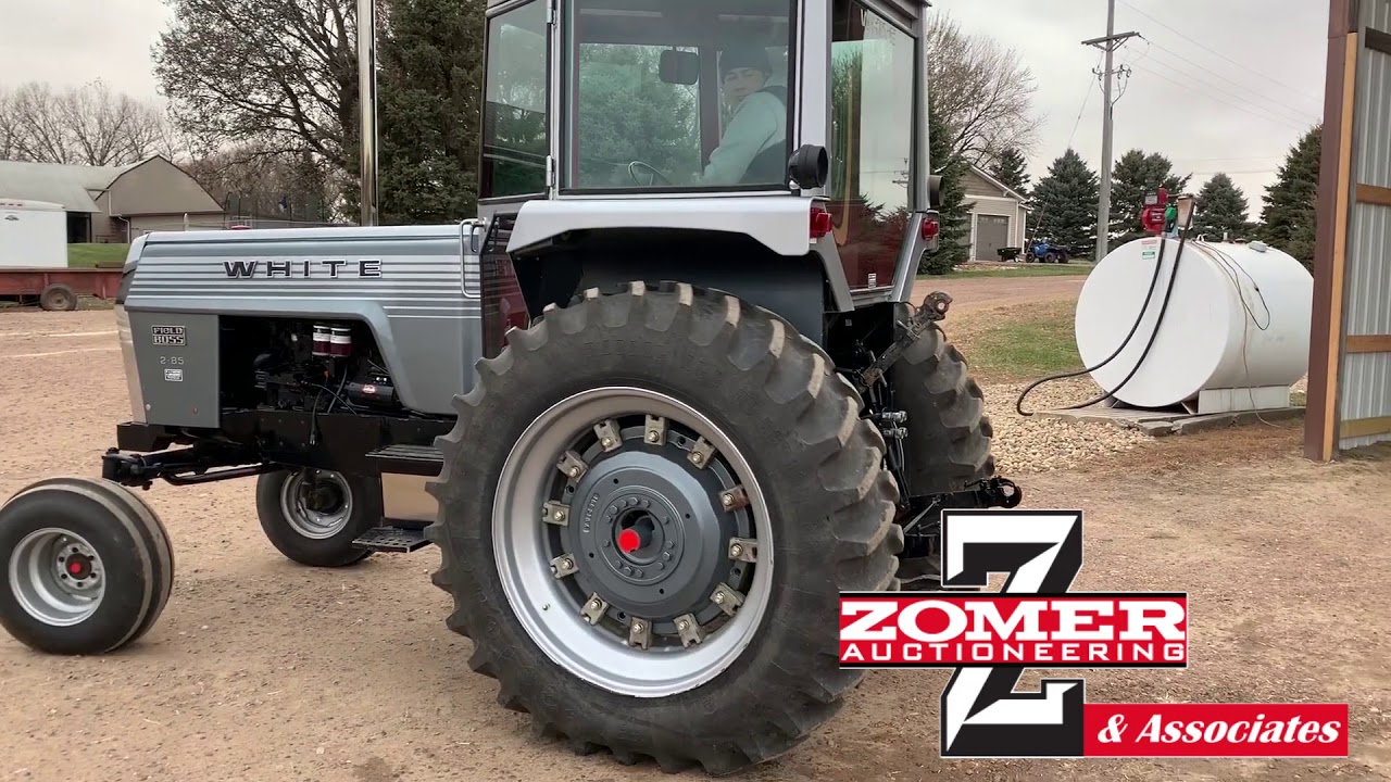 1978 White 2-85 Tractor-Restored - YouTube