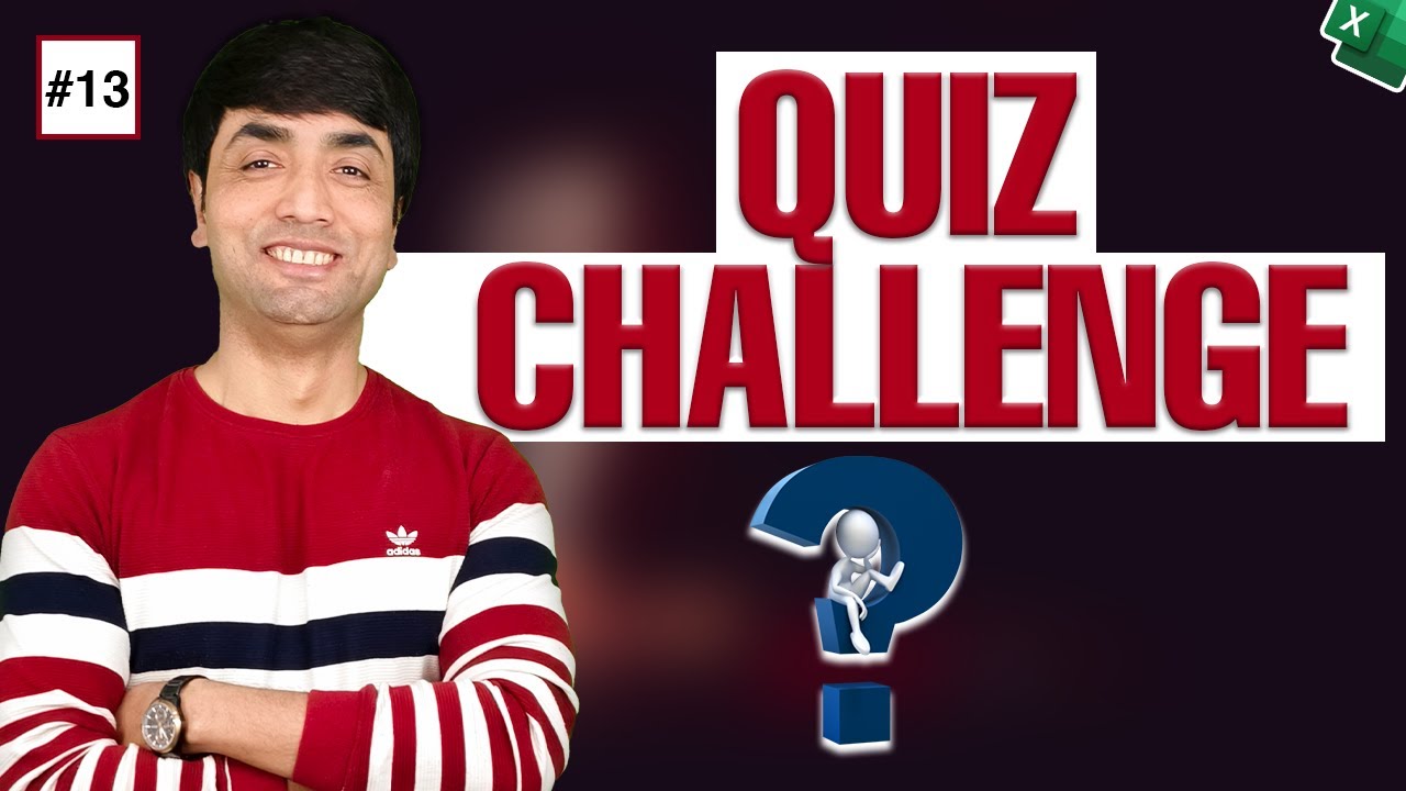 QUIZ SUNDAY #13 | Live Interactive Quiz Excel Questions with Answers ...