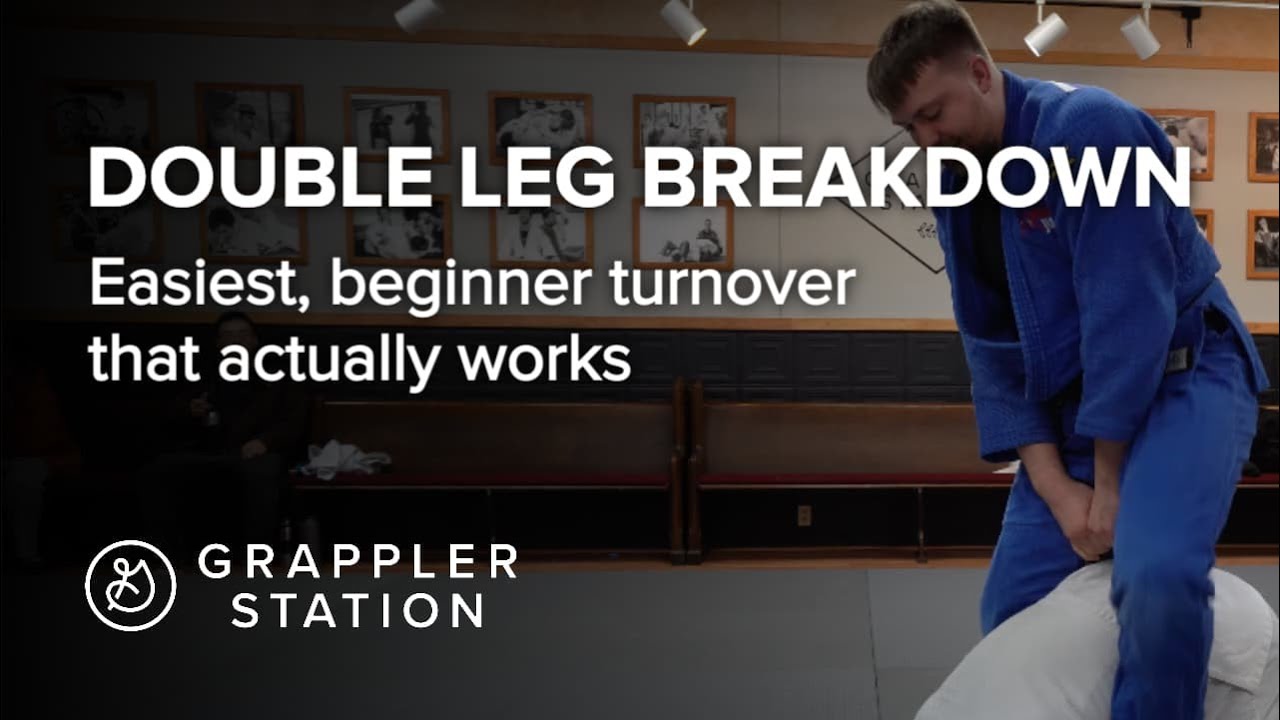 Double Leg Breakdown to Half Nelson - YouTube