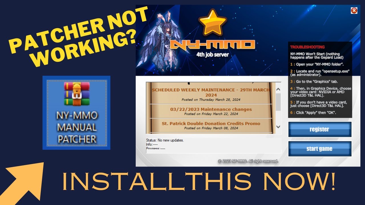 NY-MMO Manual Patch Installment Guide - YouTube