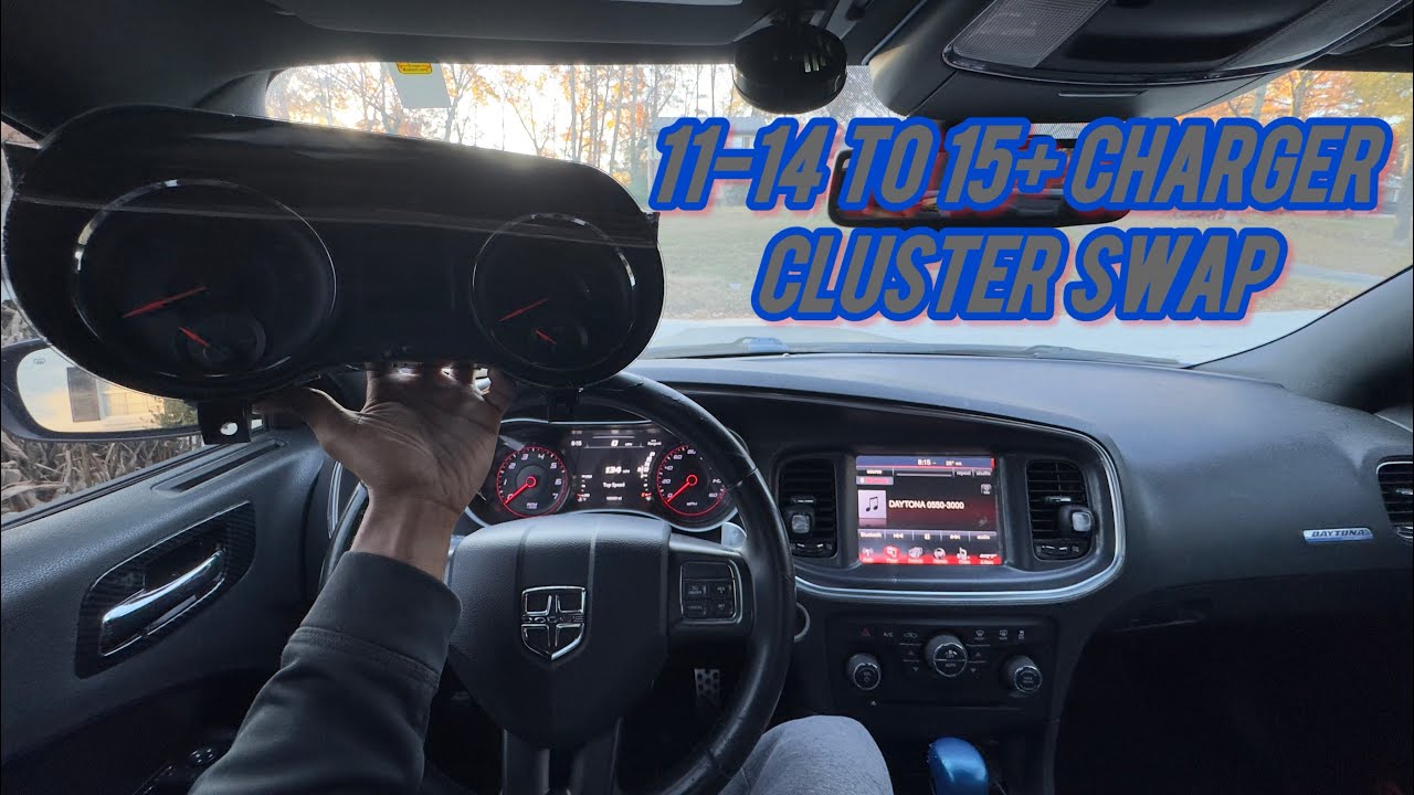 15+ Cluster Swapped My 13 Dodge Charger Daytona (HOW TO, WITH ...