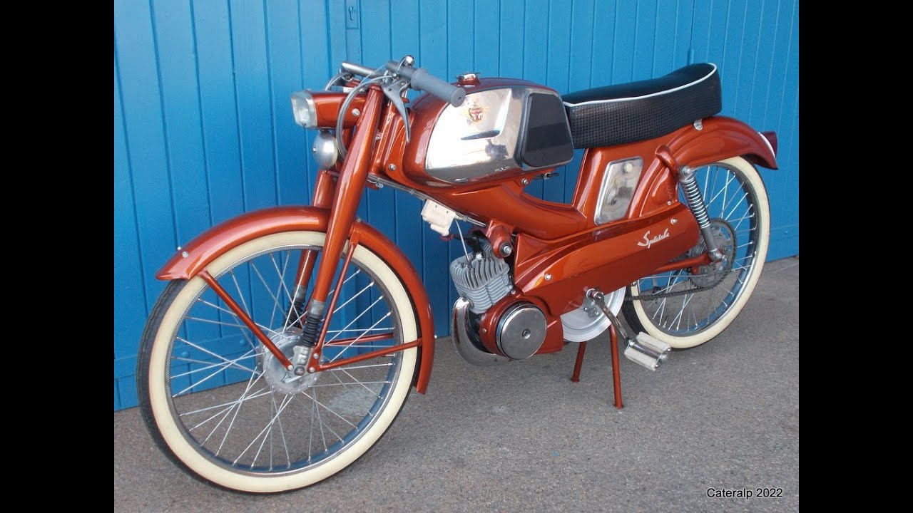 Démarrage Motobécane Spéciale (SP50 ) de 1967 après restauration totale ...
