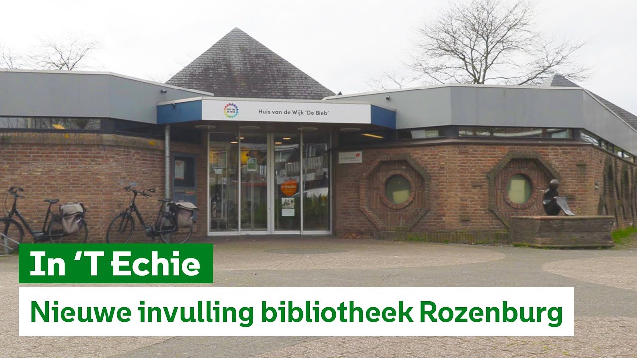 Nieuwe invulling bibliotheek Rozenburg | In 't Echie - YouTube