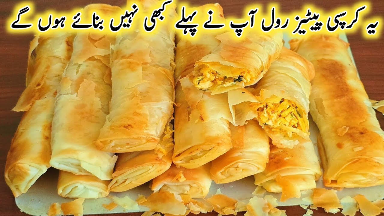 How to make Crispy Patties Roll,Make & Freeze Recipe,Crispy Chicken ...