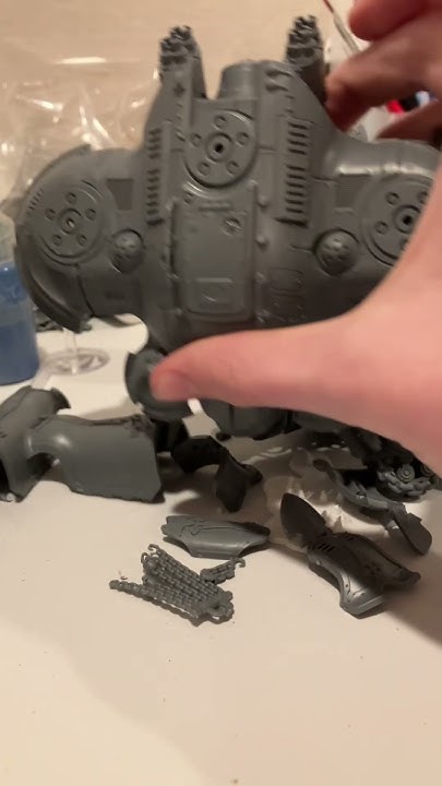 Chaos Knight Tyrant conversion part 2 #warhammer40k - YouTube