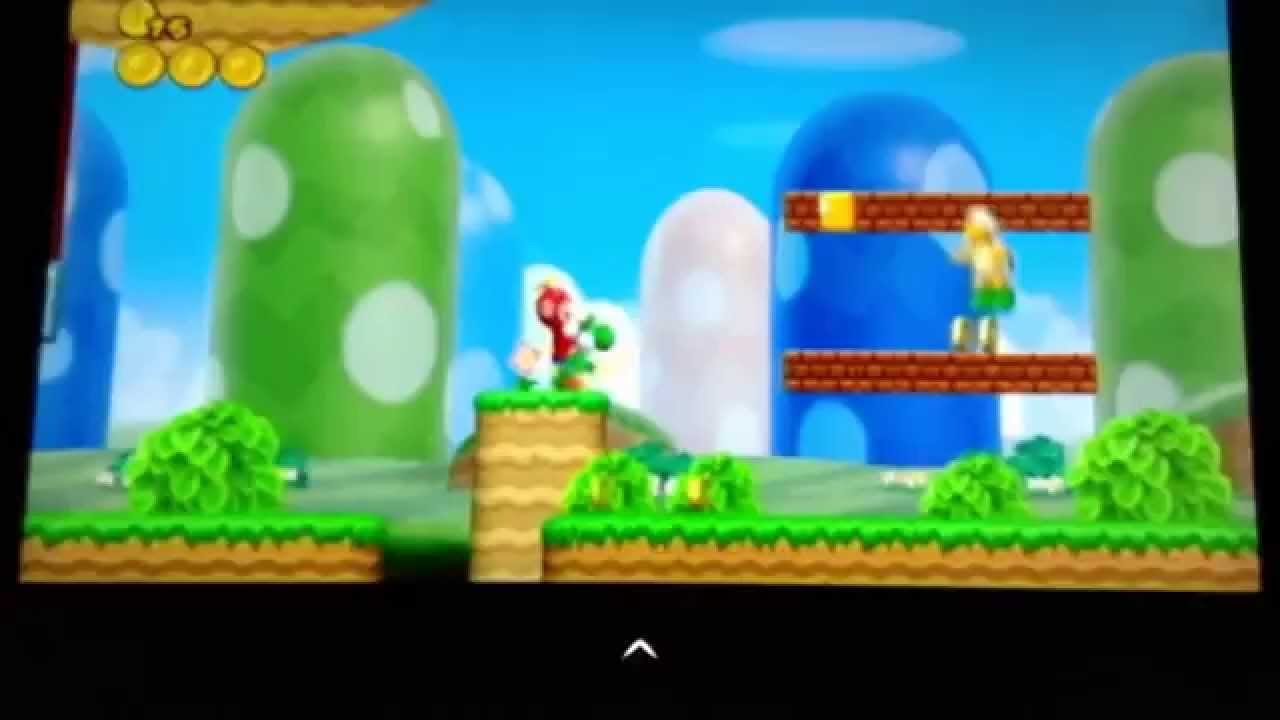 New super mario bros wii yoshi level (level 3) - YouTube