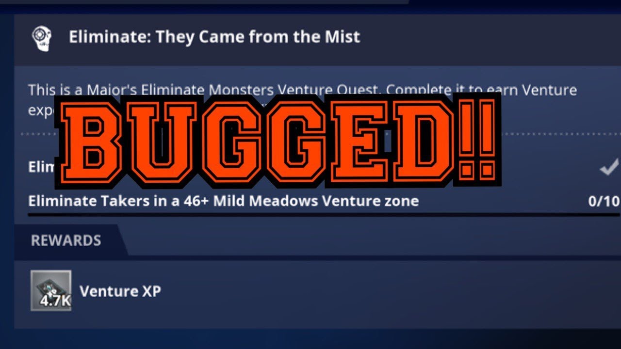 Fortnite STW: Bug Ventures Challenge - YouTube