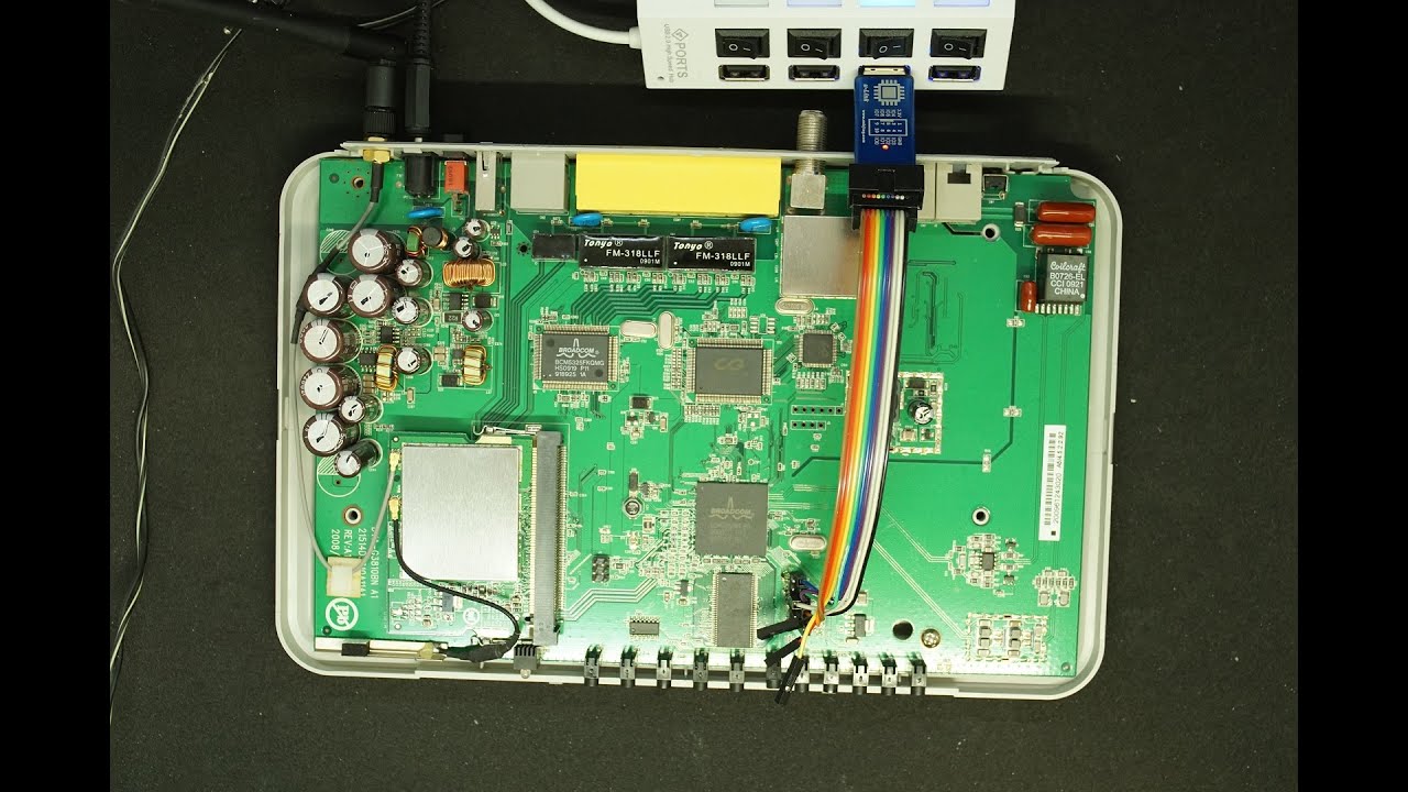 u-Link NT program DVA G3810BN (MIPS JTAG). BCM6358 - YouTube