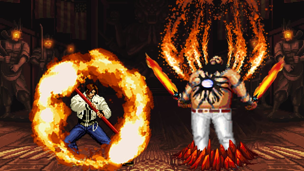 [KOF Mugen] Kyo Kusanagi Team Vs Chang Koehan Team - YouTube
