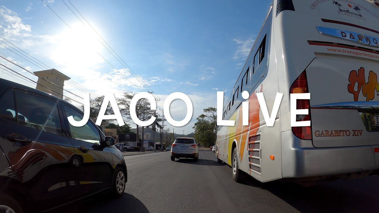 Jaco Live #2 Bike ride thru town and to the beach! - YouTube