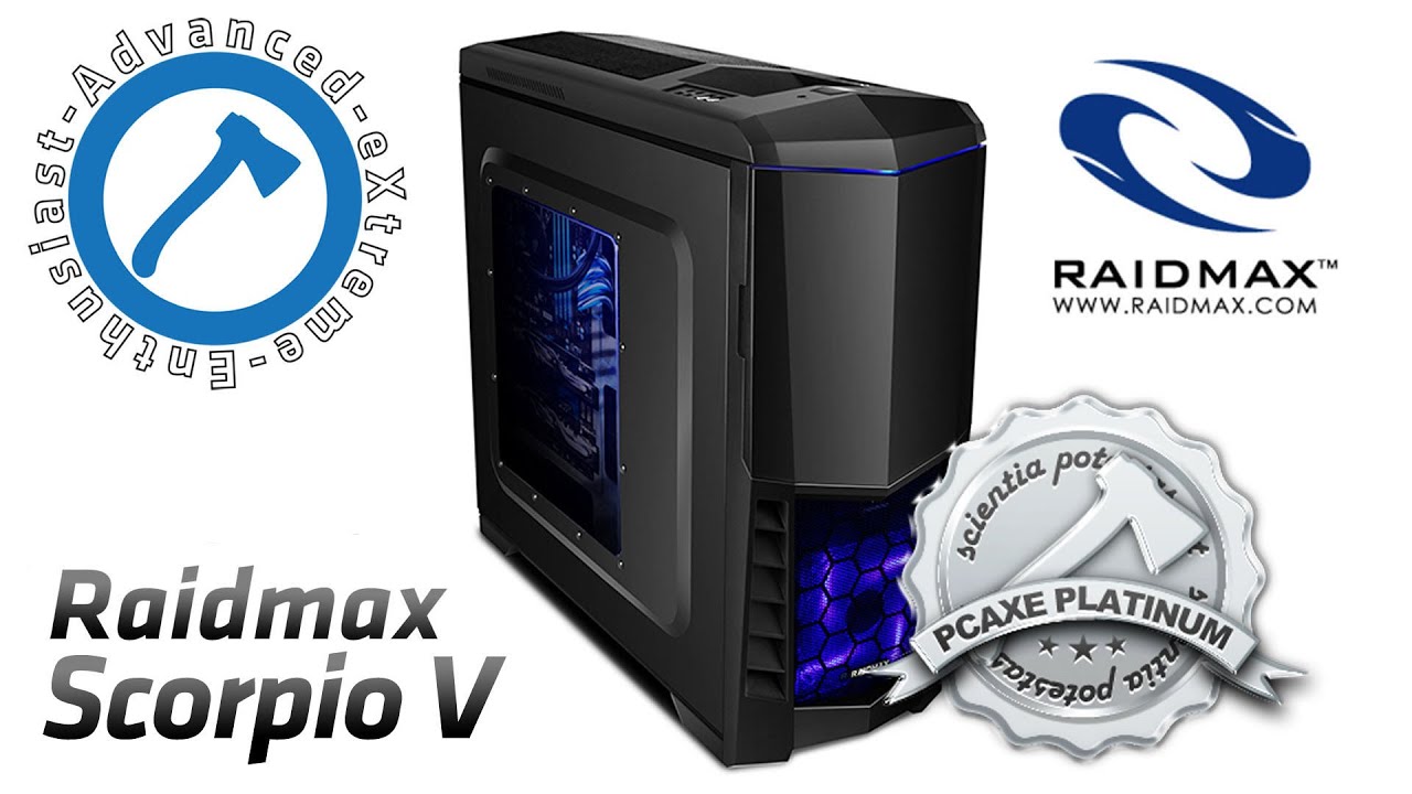Raidmax Scorpio V - Recenzija [PCAXE.COM] - YouTube