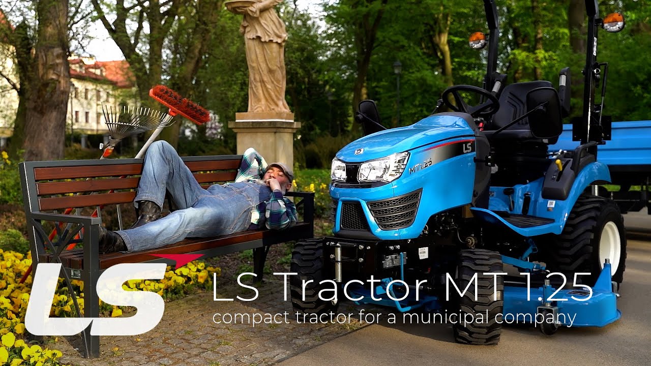 Compact tractor for municipal utilities - LS Tractor MT 1.25 :: LS ...
