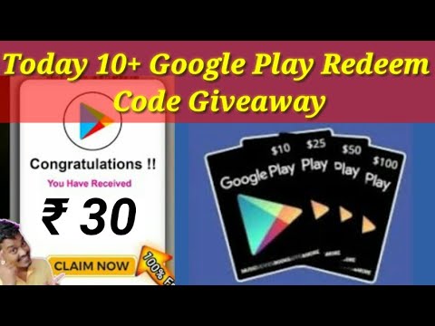 Today 10+ Google Play Redeem Code Giveaway | Bilcule Free Me 10 Redeem ...