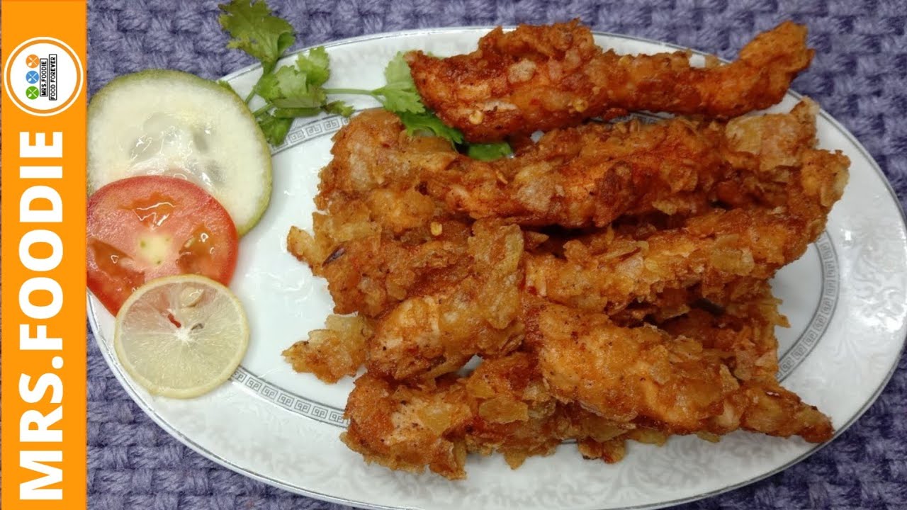 Crispy zinger Strips Recipe By Mrs.Foodie - YouTube