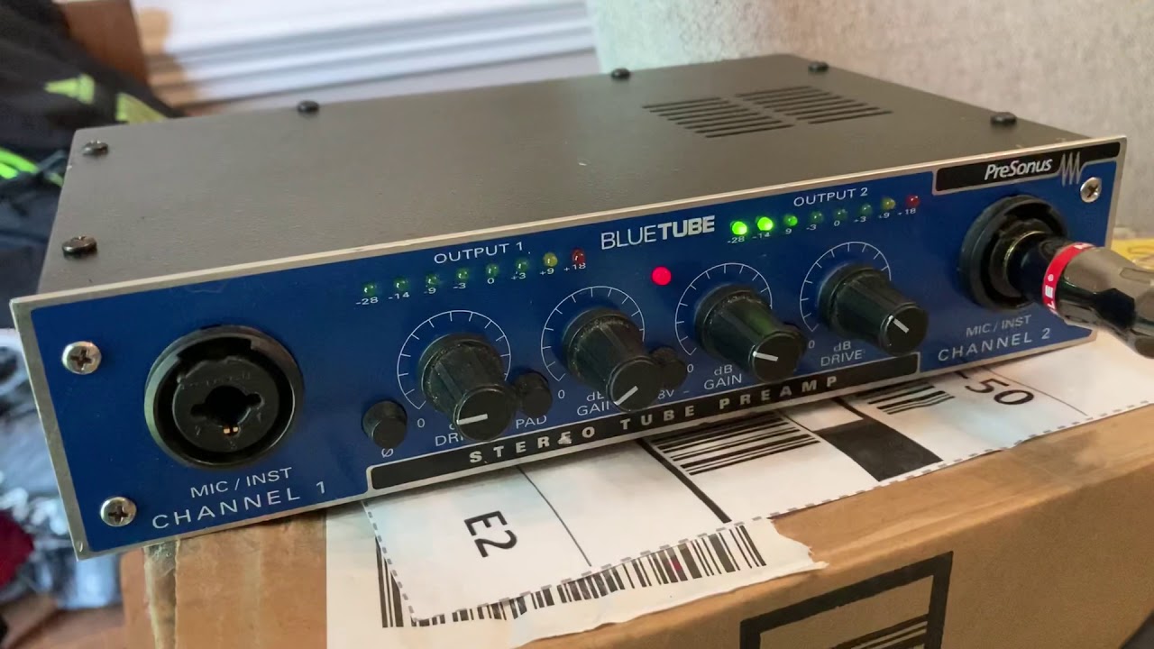 PreSonus Blue Tube - YouTube