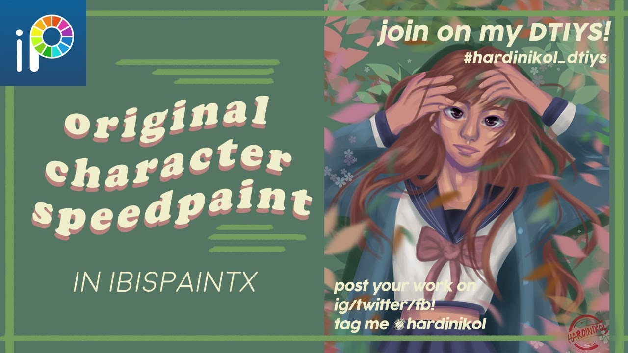 Original Character Speed paint in Ibis Paint X - YouTube