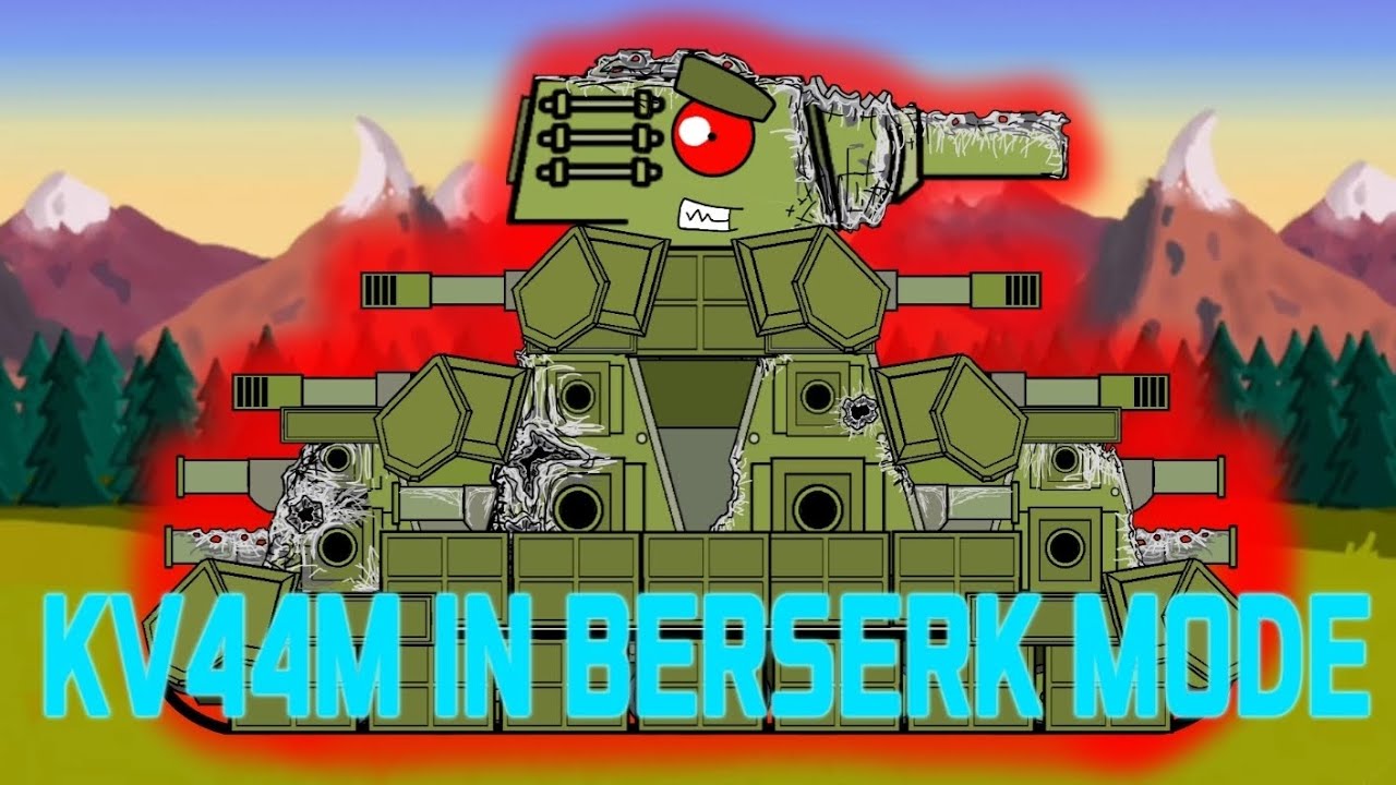 KV44M IN BERSERK MODE | Cartoons about tanks - YouTube