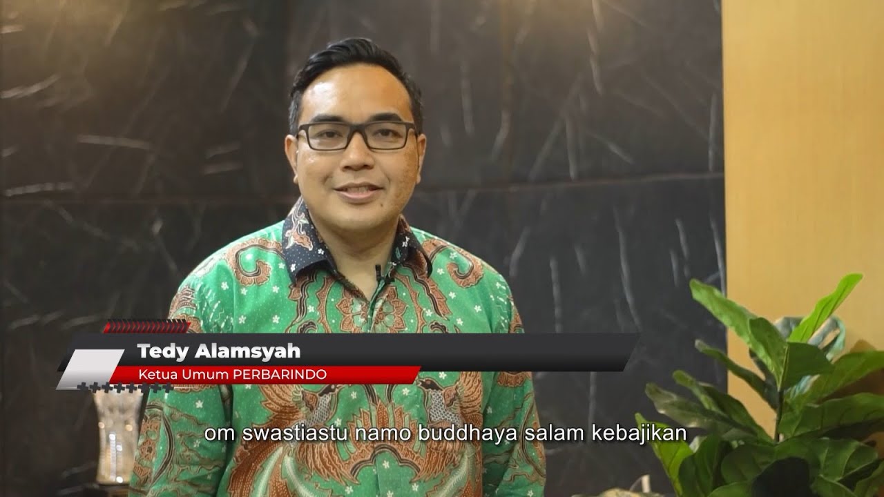 Tedy Alamsyah Ketua Umum Perbarindo, Ucapan Hari BPR BPRS Nasional 2023 - YouTube