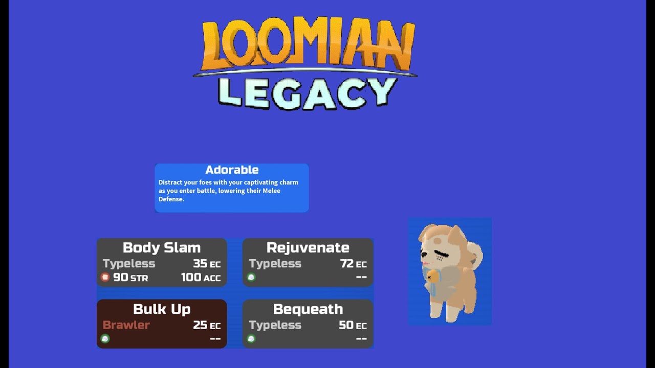 Taoshi is Extremely Bulky. Loomian Legacy PVP. - YouTube