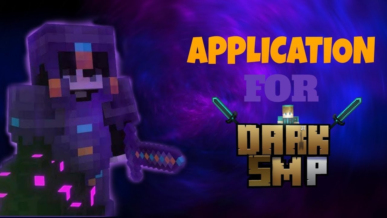 Application for Dark Smp || ft @DARKLORDGAMINGXD - YouTube