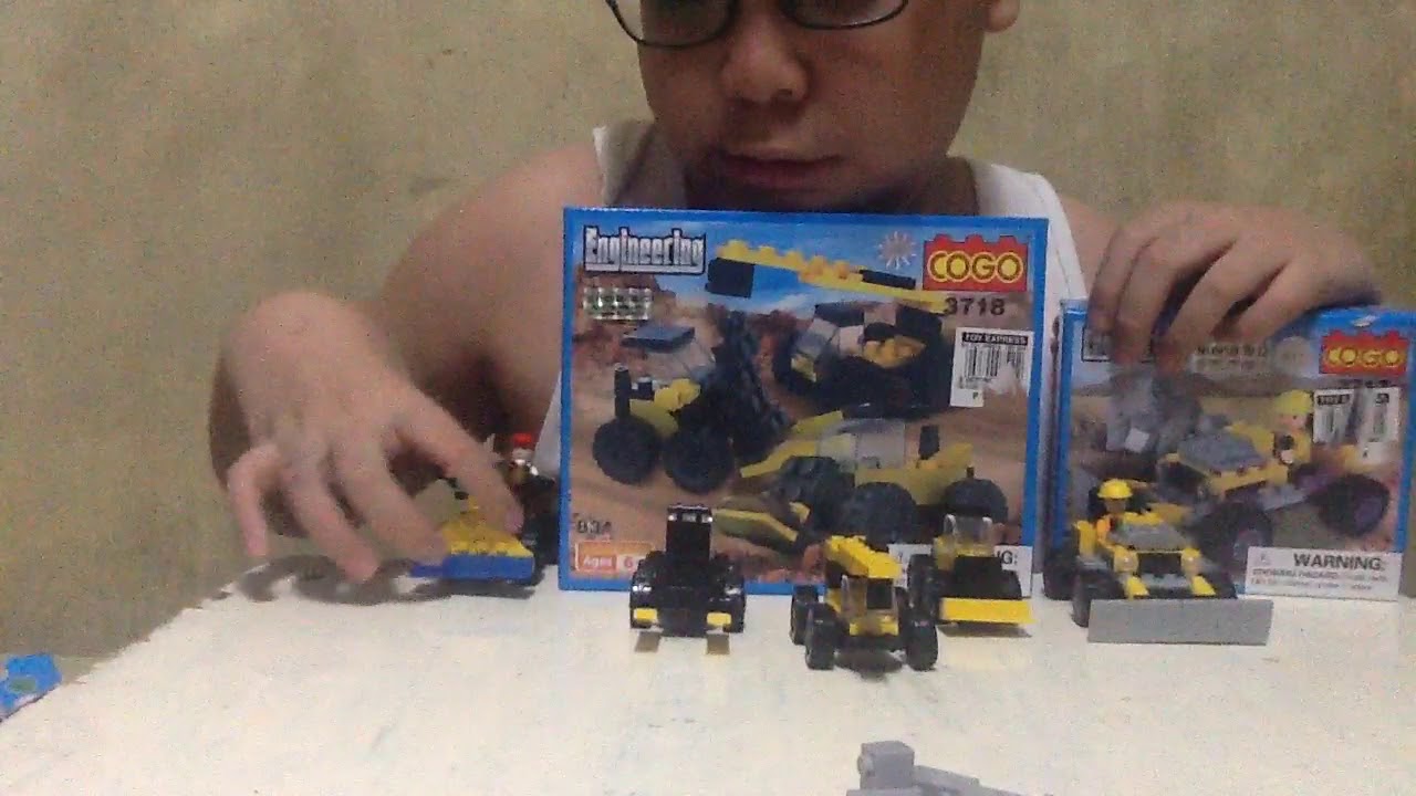 Cogo ENGINEERING 3718, 3716 and 3717 (3 sets) unboxing & assembling ...
