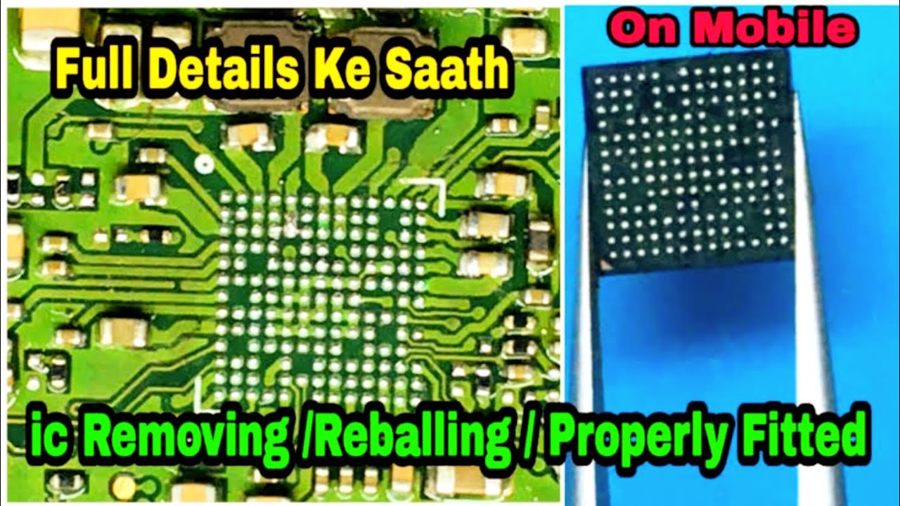 Ic reballing|| ic reballing tricks|| ic reballing kaise kare|| how to ...