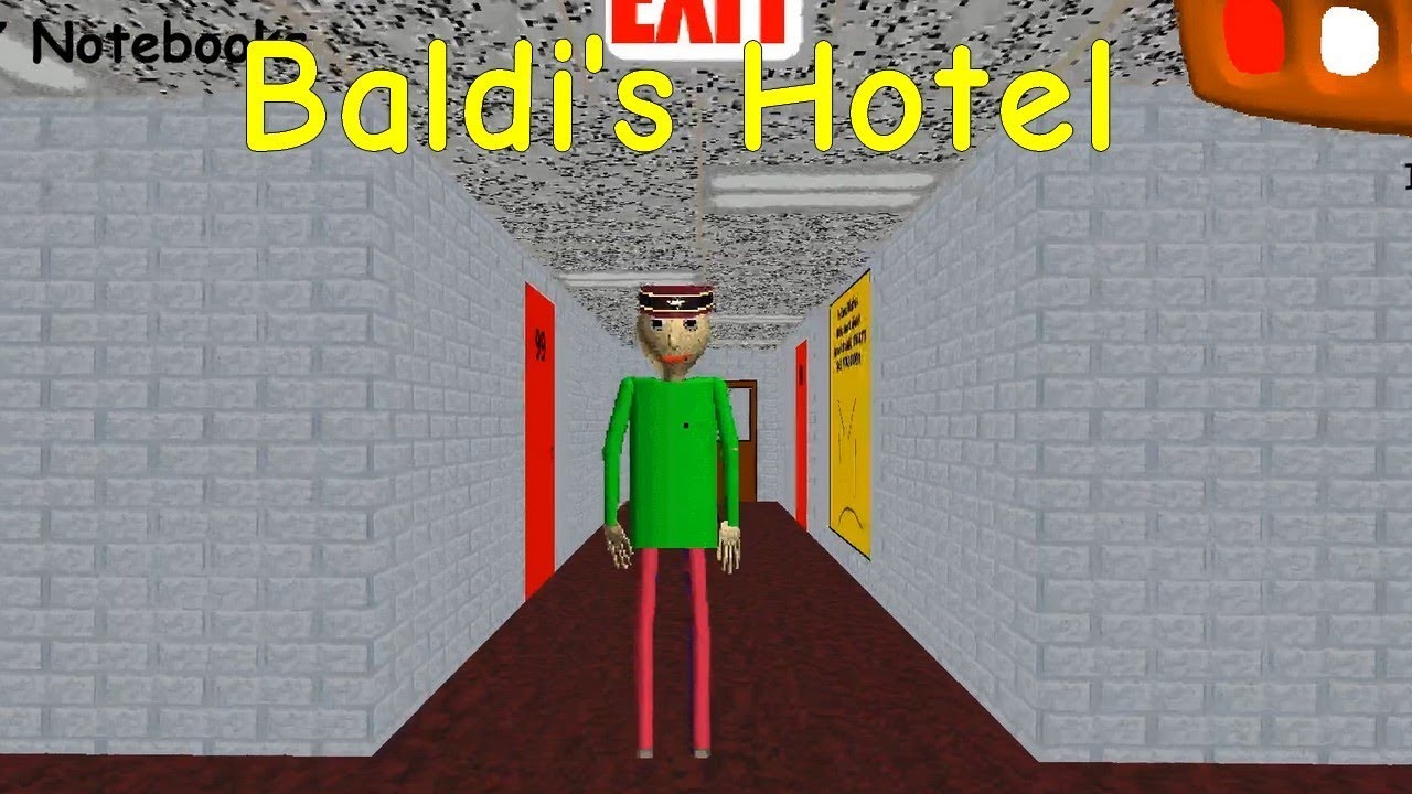 Baldi's Hotel - Baldi's Basic Mod - YouTube