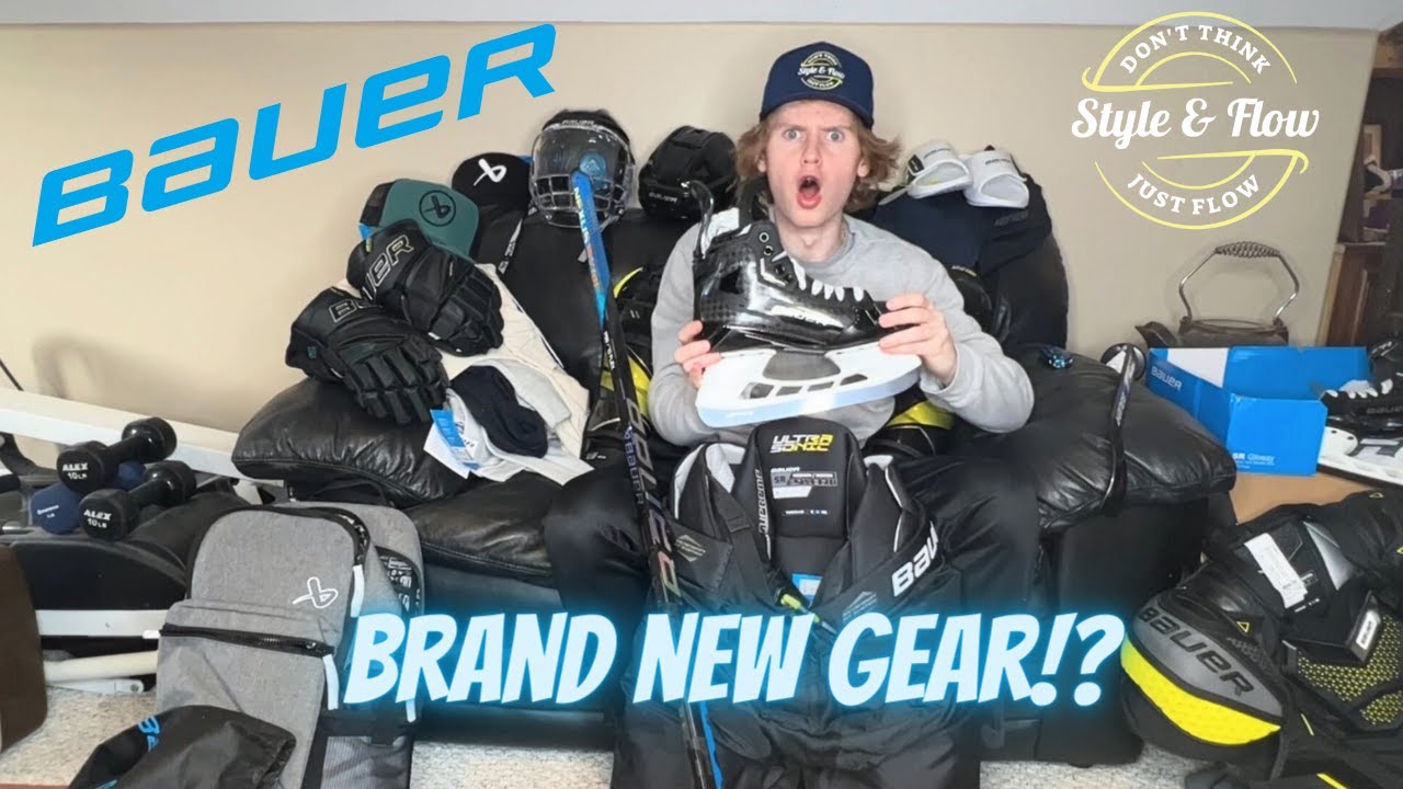 Bauer sent me brand new gear! (Unboxing) - YouTube