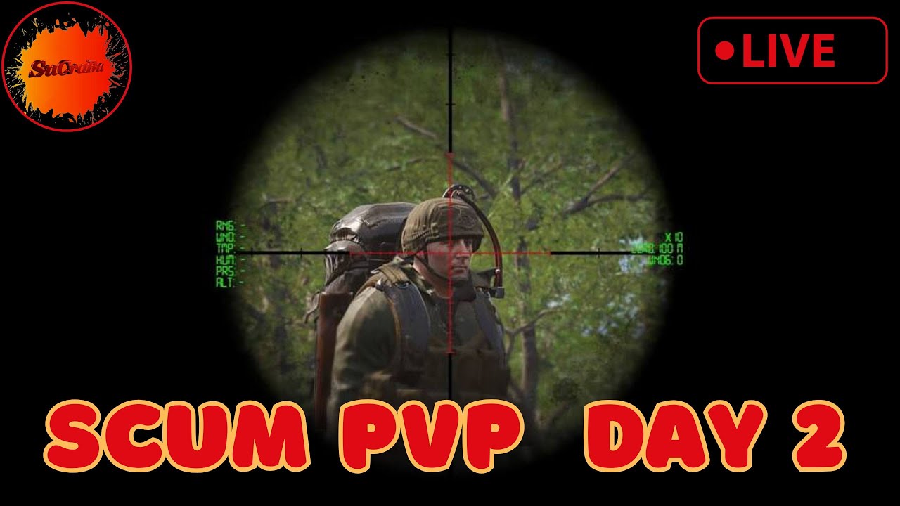 Scum - Day 2 on a High pop pvp server - YouTube