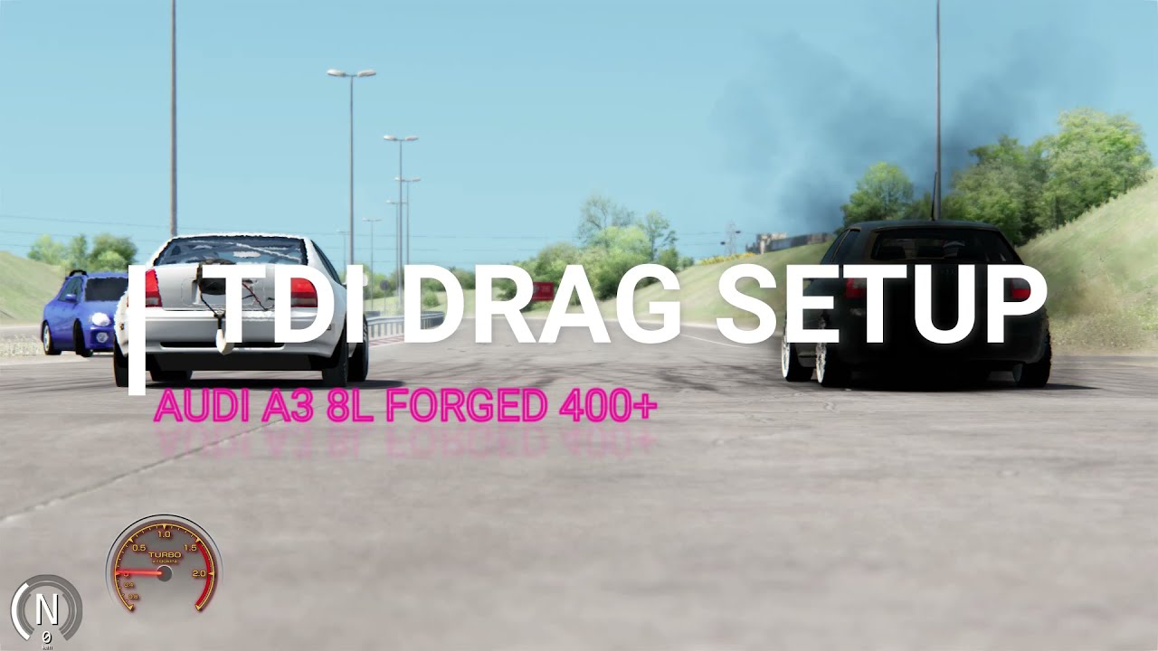 Drag Setup Audi A3 8L TDI ARL Assetto Corsa diesel MOD - YouTube