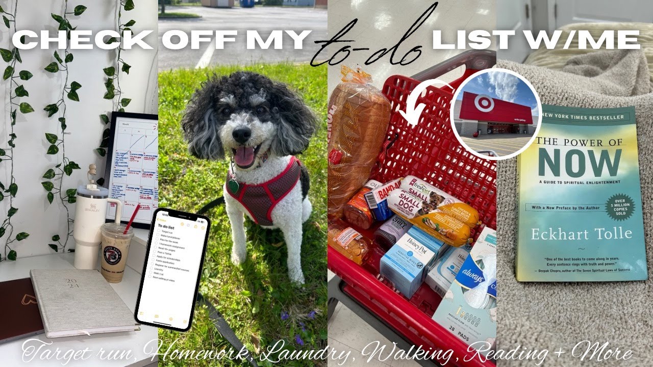 CHECK OFF MY TO-DO LIST W/ ME☺︎ ︎| Target run, Planning for a new week ...