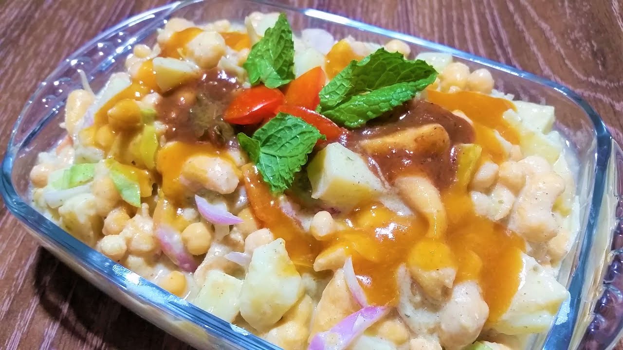 Dahi Phulki Chaat I Phulki Chana Chaat I How to Make Aloo Chana Phulki ...