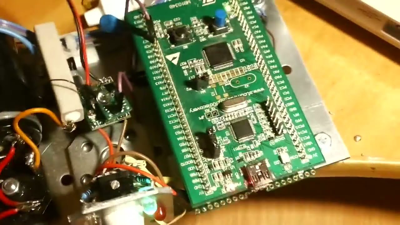 OVERCLOCKED induction motor 150hz sine 3 phase inverter made with stm32 ...